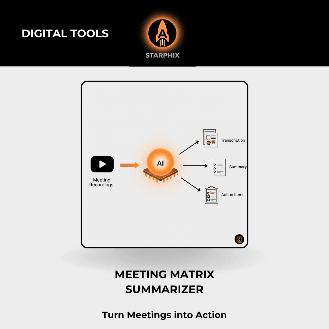 Meeting Matrix Summarizer - Starphix